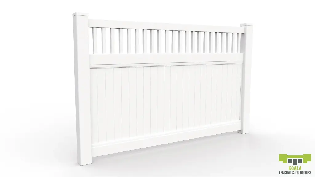 PVC Panel Kit - G01 (Partial Privacy) | Koala PVC Fencing Brisbane ...